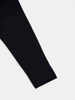JAMES PERSE Ribbed Crewneck Sweatshirt - Black