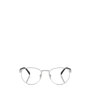 Prada Round Frame Glasses - Silver