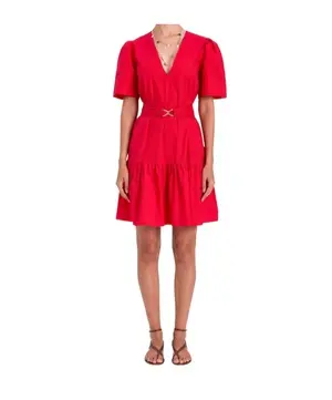 TWINSET Belted Mini Dress