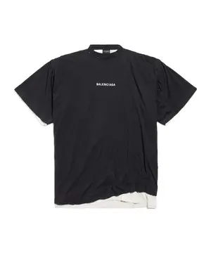 Balenciaga Back Double Faded T-shirt