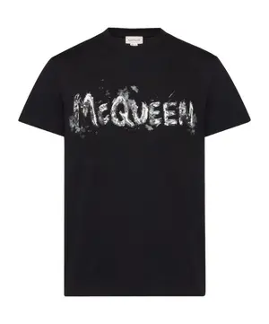 Alexander McQueen Logo Printed Crewneck T-shirt