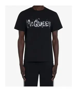 Alexander McQueen Logo Printed Crewneck T-shirt