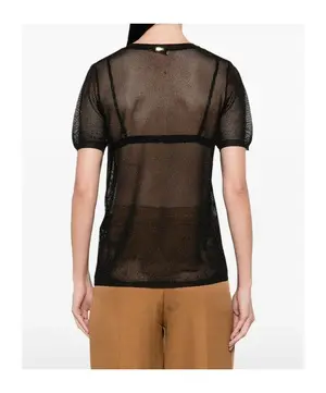 Herno Open-knit Crewneck T-shirt