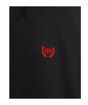 Balenciaga Bb Logo Embroidered Distressed Sweatshirt