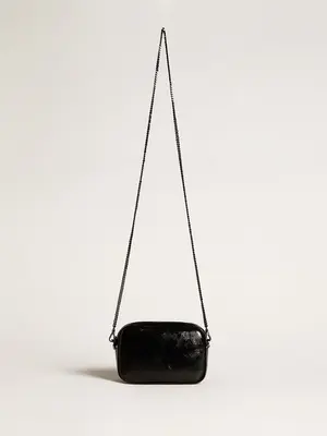 GOLDEN GOOSE Mini Star Embellished Shoulder Bag - Black