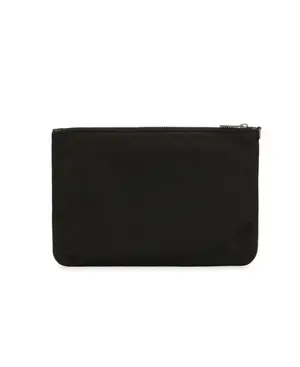 Dolce & Gabbana Logo Print Zipped Clutch Bag