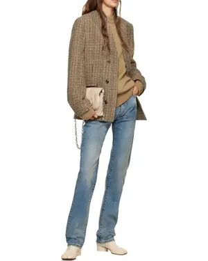 MAISON MARGIELA Distressed Belt Ring Denim Trousers