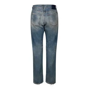 MAISON MARGIELA Distressed Belt Ring Denim Trousers
