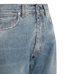 MAISON MARGIELA Distressed Belt Ring Denim Trousers