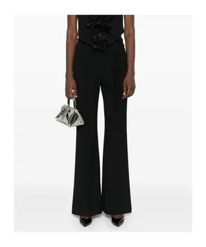 ROTATE BY BIRGER CHRISTENSEN Belted Flare Pants