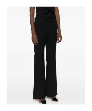 ROTATE BY BIRGER CHRISTENSEN Belted Flare Pants