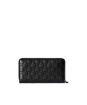 Gucci Gg Emblem Zip Around Wallet