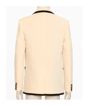 Valentino Garavani Double-breasted Embroidered Blazer