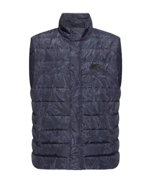 Etro Embroidered Vests For Men