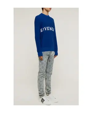 Givenchy Logo Intarsia-knit Crewneck Jumper