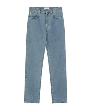 LOULOU STUDIO Straight-leg Organic Denim Jeans - Light Blue