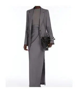 Max Mara Collared Button-up Jacket