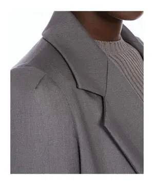 Max Mara Collared Button-up Jacket