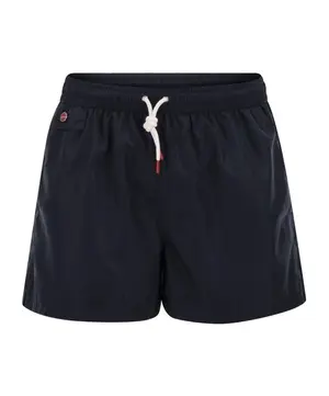 Kiton Drawstring Swim Shorts - Black