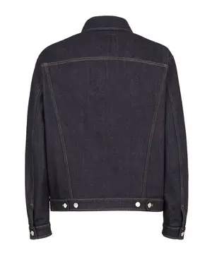 Fendi Crest Embroidered Denim Jacket