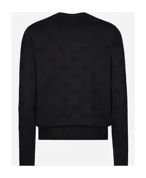Dolce & Gabbana All-over Dg Inlay Crewneck Jumper
