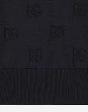 Dolce & Gabbana All-over Dg Inlay Crewneck Jumper