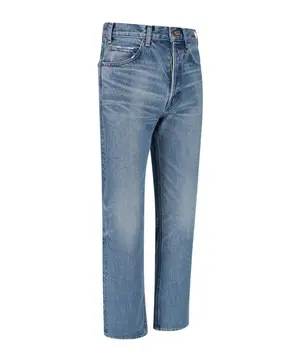 Celine Union Wash Loose Waist Jeans