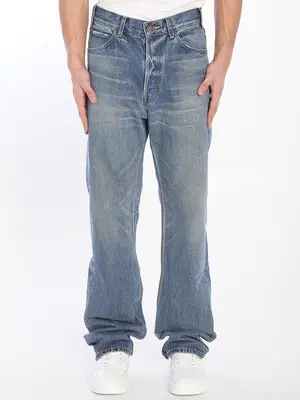 Celine Union Wash Loose Waist Jeans