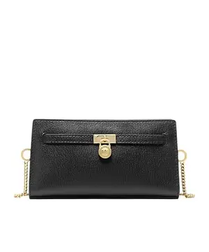 Michael Kors Hamilton Chain Shoulder Bag - Black
