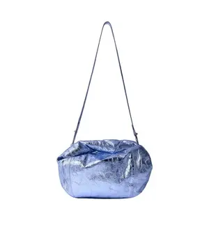 Dries Van Noten Metallic Twisted Handbag - Purple