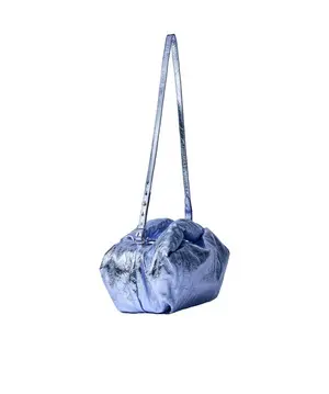 Dries Van Noten Metallic Twisted Handbag - Purple