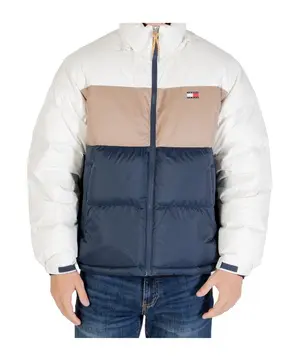 Tommy Hilfiger Color-blocked Down Jacket - Blue
