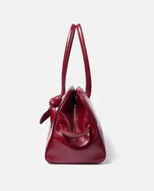 Jacquemus The Turismo Logo Embossed Bowling Bag - Red