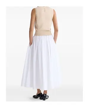 PATOU Gathered Midi Skirt - No