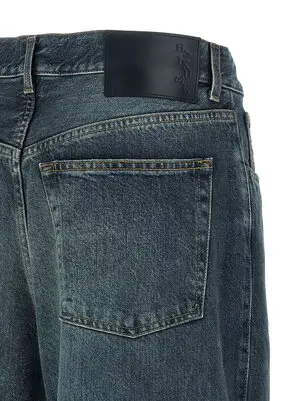HAIKURE Candy Pleat Detailed Wide-leg Jeans - Green