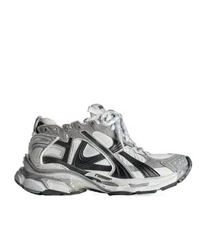 Balenciaga Runner Lace-up Sneakers - Gray/white/black