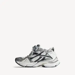 Balenciaga Runner Lace-up Sneakers - Gray/white/black