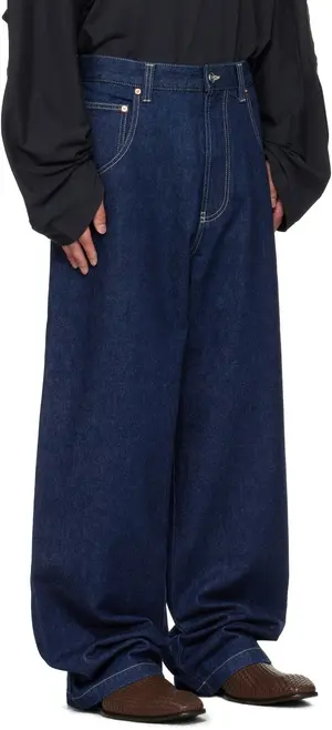 Vetements Belt Loop Denim Trousers