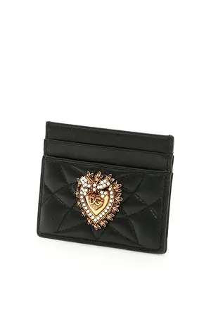 Dolce & Gabbana Dolce Gabbana Devotion Logo Plaque Cardholder