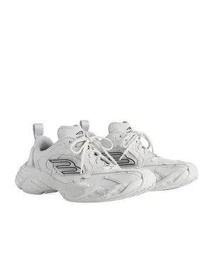 Balenciaga Monday Lace-up Sneakers - Light Gray