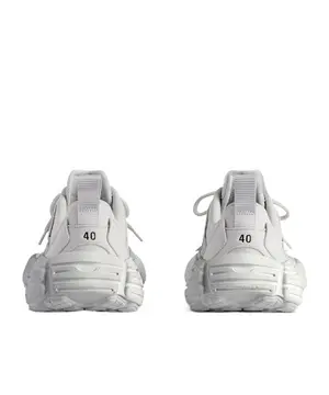 Balenciaga Monday Lace-up Sneakers - Light Gray