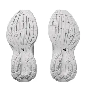 Balenciaga Monday Lace-up Sneakers - Light Gray