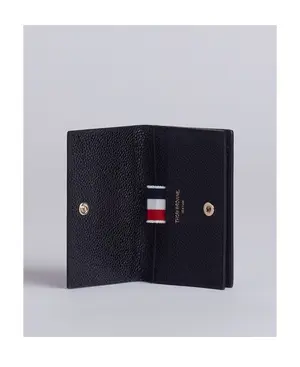 Thom Browne Logo Stamp Bi-fold Wallet