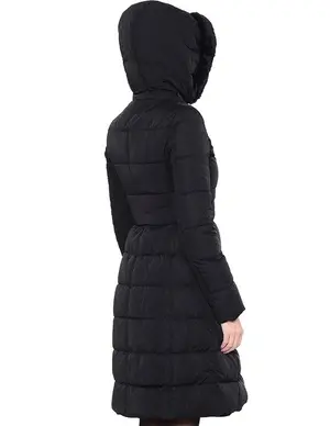 Emporio Armani Long Down Jacket With Hood