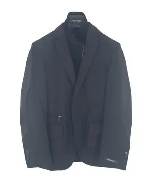 Karl Lagerfeld Lapel Long-sleeved Suit Coat - Black