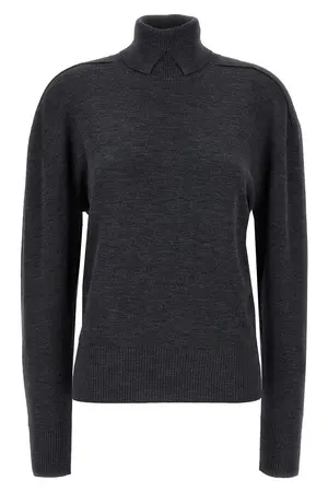 Burberry Long-sleeved Turtleneck Jumper - Black