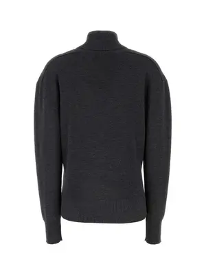 Burberry Long-sleeved Turtleneck Jumper - Black