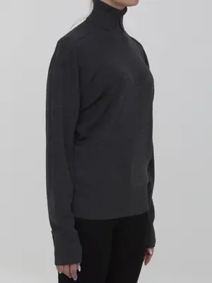 Burberry Long-sleeved Turtleneck Jumper - Black