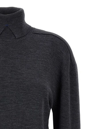 Burberry Long-sleeved Turtleneck Jumper - Black