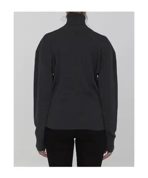 Burberry Long-sleeved Turtleneck Jumper - Black
